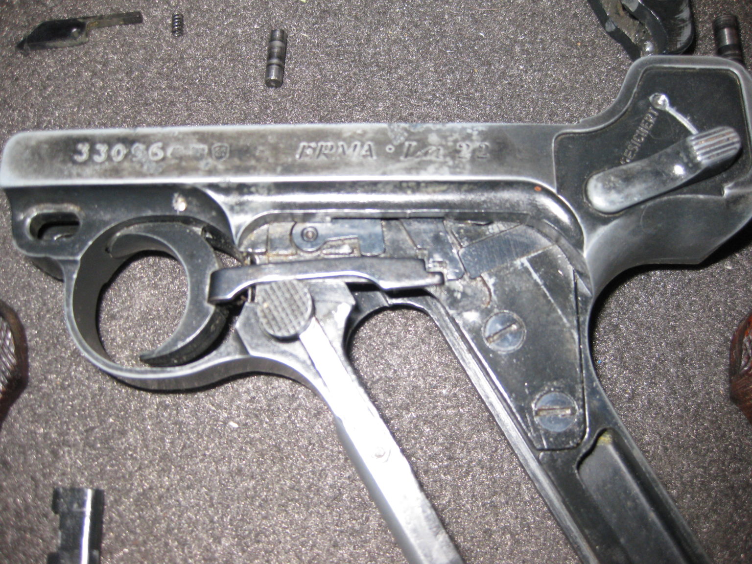 Erma .22 LA Luger Pistol